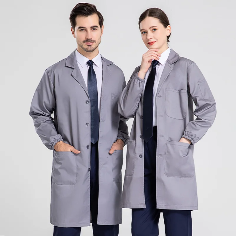 Anti-Static-Lab-Coat-Blue-Women-Men-Lab-Supplies-Female-Male-Food ...