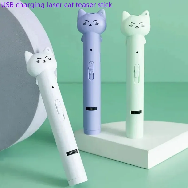 USB-Charging-Laser-Cat-Teasing-Stick-Infrared-Laser-Light-Pattern ...