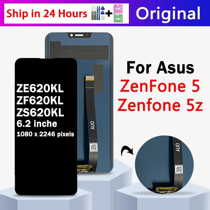 6-2-Original-For-Asus-ZenFone-5-5z-ZE620KL-ZF620KL-ZS620KL-LCD-X00QD ...