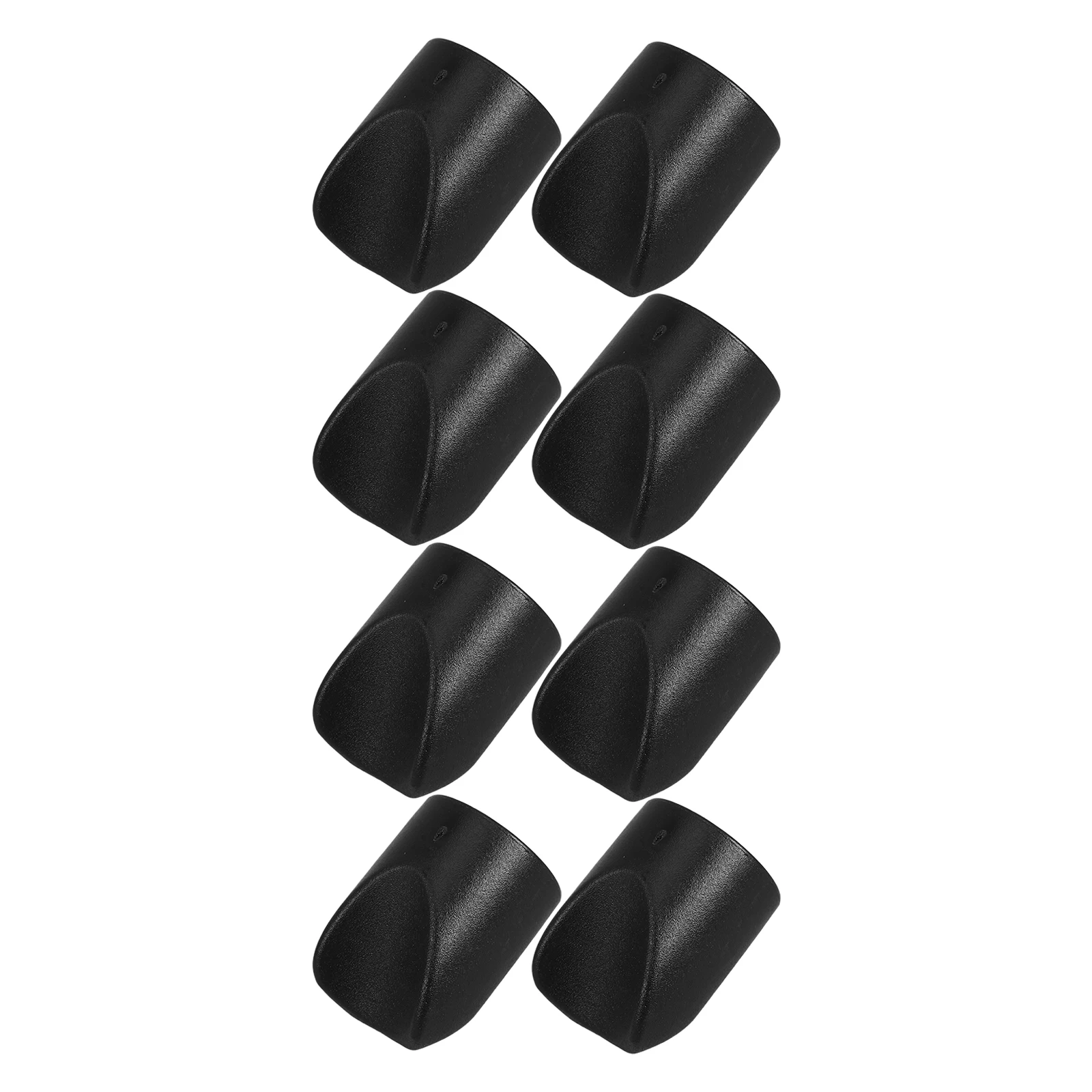 8pcs Folding Chair Stabilizer Caps Black Heavy-Duty Plastic Tube End ...