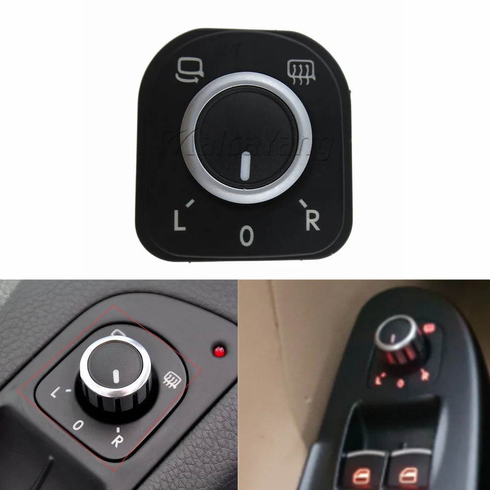 For-VW-Volkswagen-Jetta-Golf-Mk5-Mk6-Mirror-Control-Switch-Adjust-Knob ...