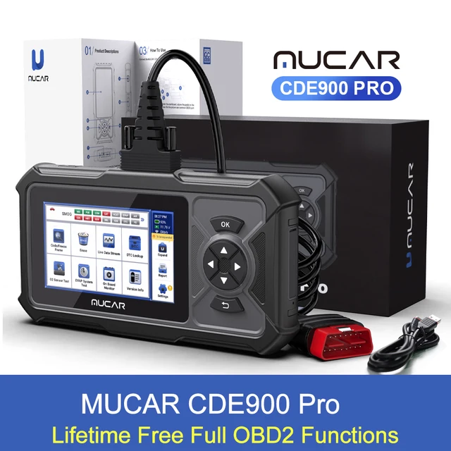 MUCAR CDE900 Pro OBD2 outil de Diagnostic système complet diagnostiquer ...