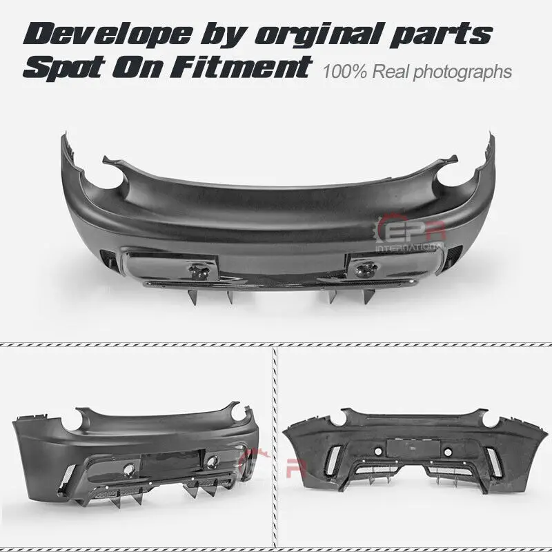 For-2010-Evora-S-400-410-430-GTE-Style-Rear-Bumper-Carbon-Fiber-frp ...