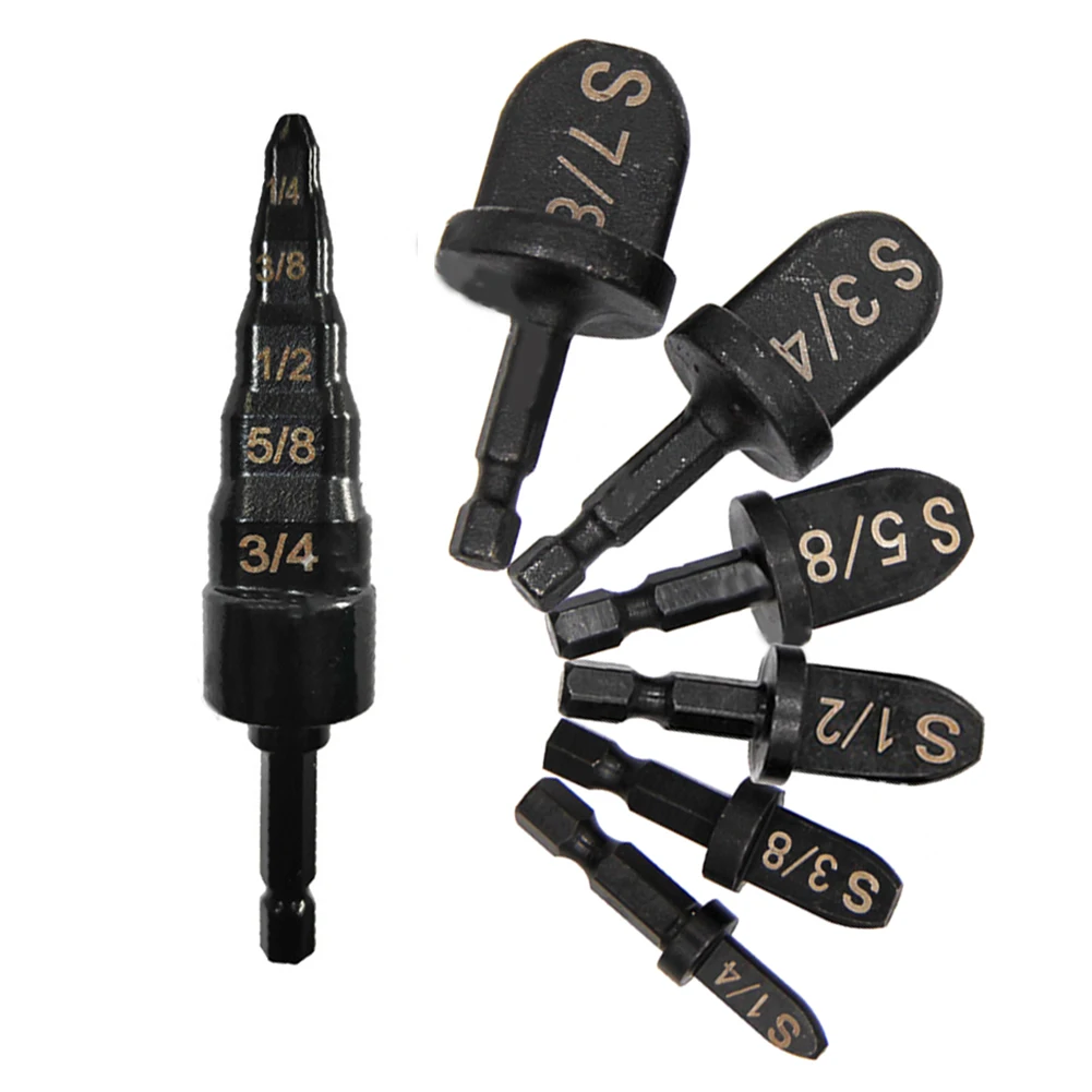 Repair-Tool-Air-Conditioner-Black-Drill-Bits-Drill-Bit-Set-Durable ...
