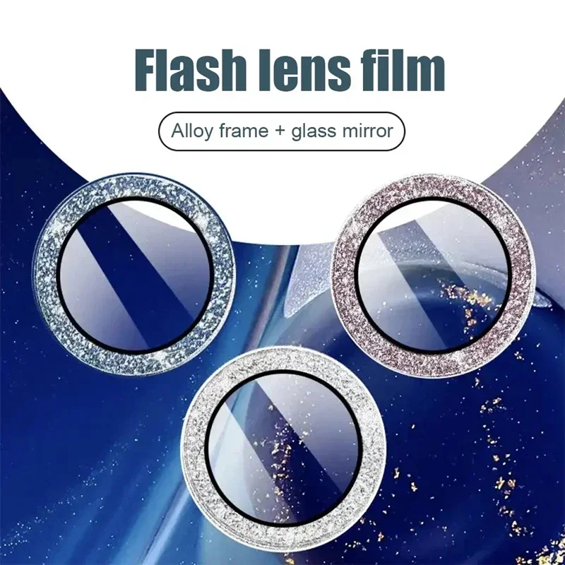 3Pcs-Diamond-Camera-Lens-Protector-Glass-For-iPhone-15-11-12-13-14-Pro ...