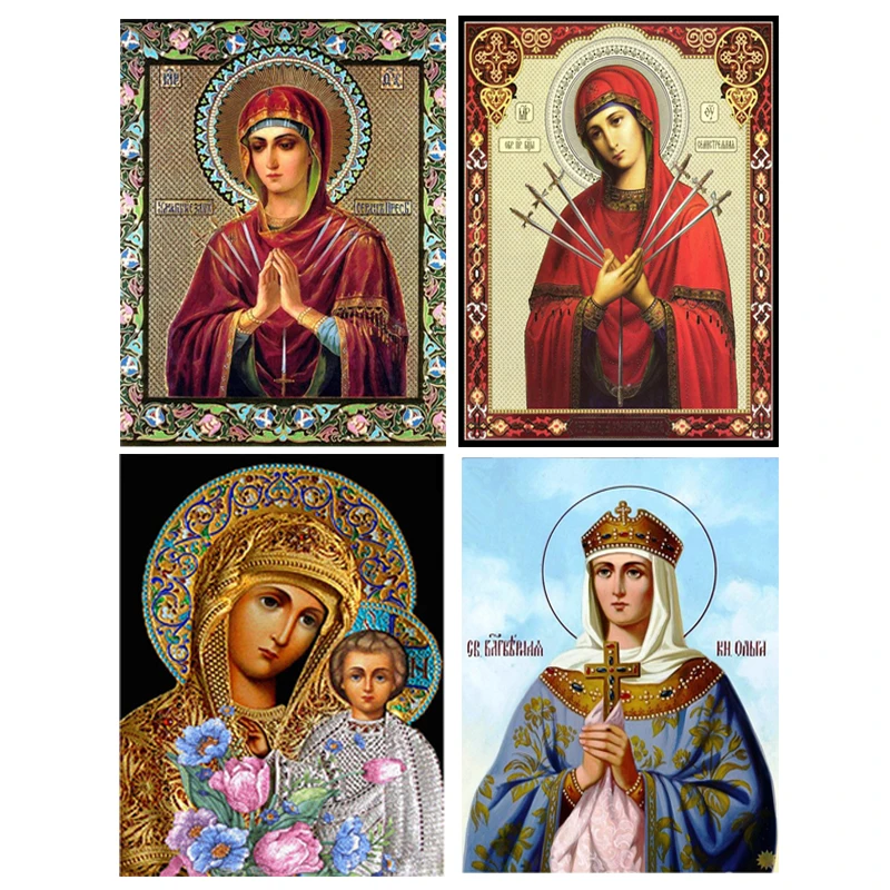 Religious-Virgin-Maria-Diamond-Painting-diamond-Picture-of-Rhinestones ...