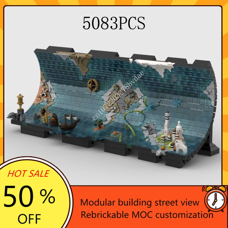 5083PCS-MOC-The-Rolling-Sea-Building-Blocks-Waves-Map-Model-Technology ...
