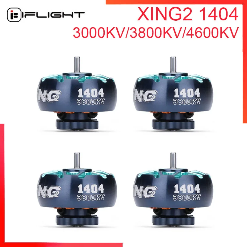 IFlight XING2 1404 3800KV 4600KV 3 4S Ultralight Brushless Motor 9N12P ...