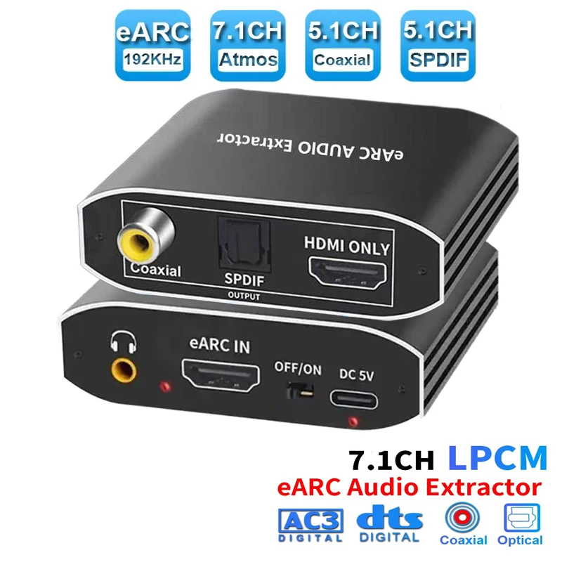 HDMI-Earc-converter-4K-60Hz-HDMI-Earc-audio-extractor-Dolby-Atmos ...