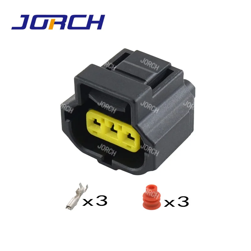 10 sets Tyco Amp 3 pin female sensor housing plug waterproof electrical ...