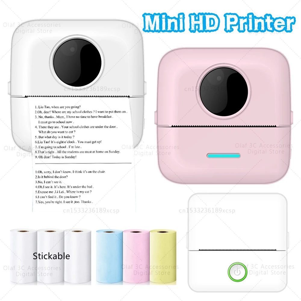 Pocket-Mini-Printer-Portable-Thermal-Adhesive-Label-Printer-Photo ...