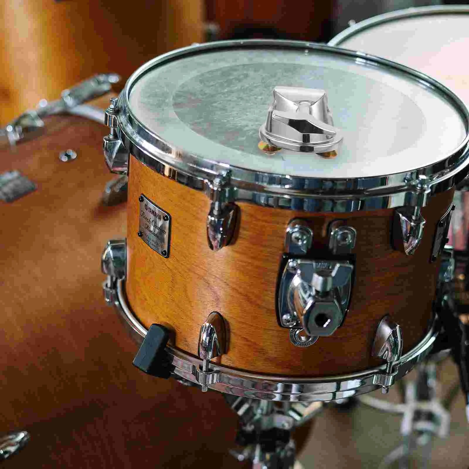 Silver-Drum-Tuner-instrumento-pe-as-Piso-Tom-perna-titular-Borboleta ...