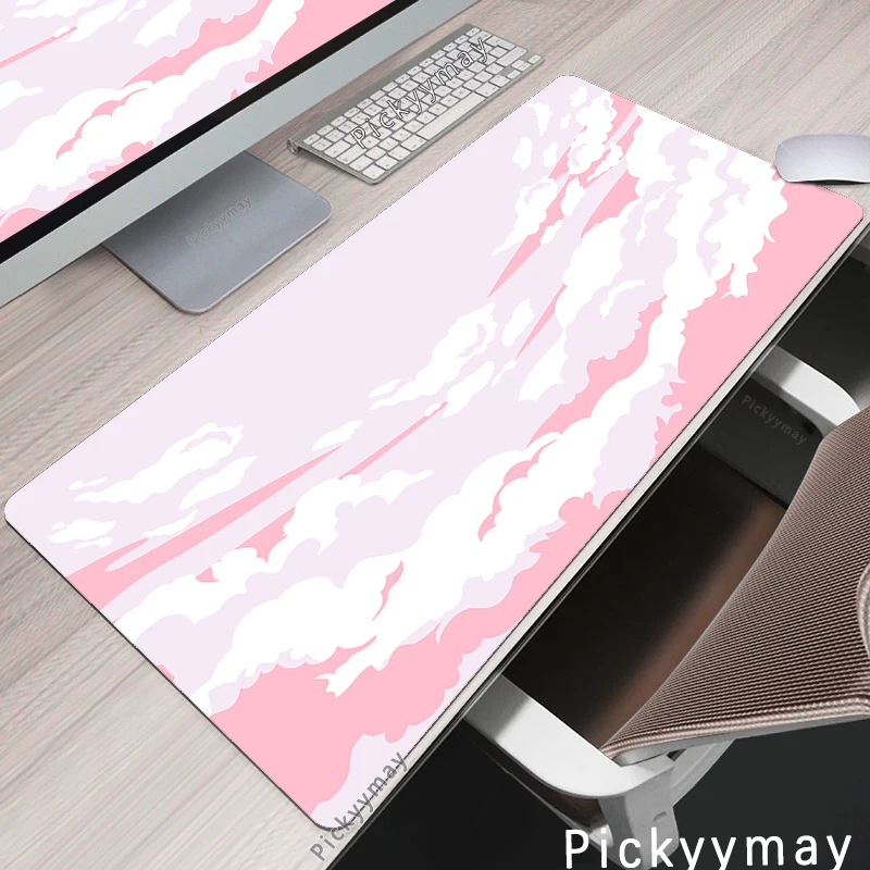 Cloud Pink Mouse Pads Gaming Mousepad PC Gamer Mouse Mat Keyboard Mats ...