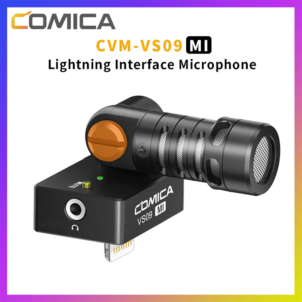 COMICA CVM VS09 화웨이 안드로이드 폰용 USB 마이크 TYPE C CVM VS09 MI Mic for ...