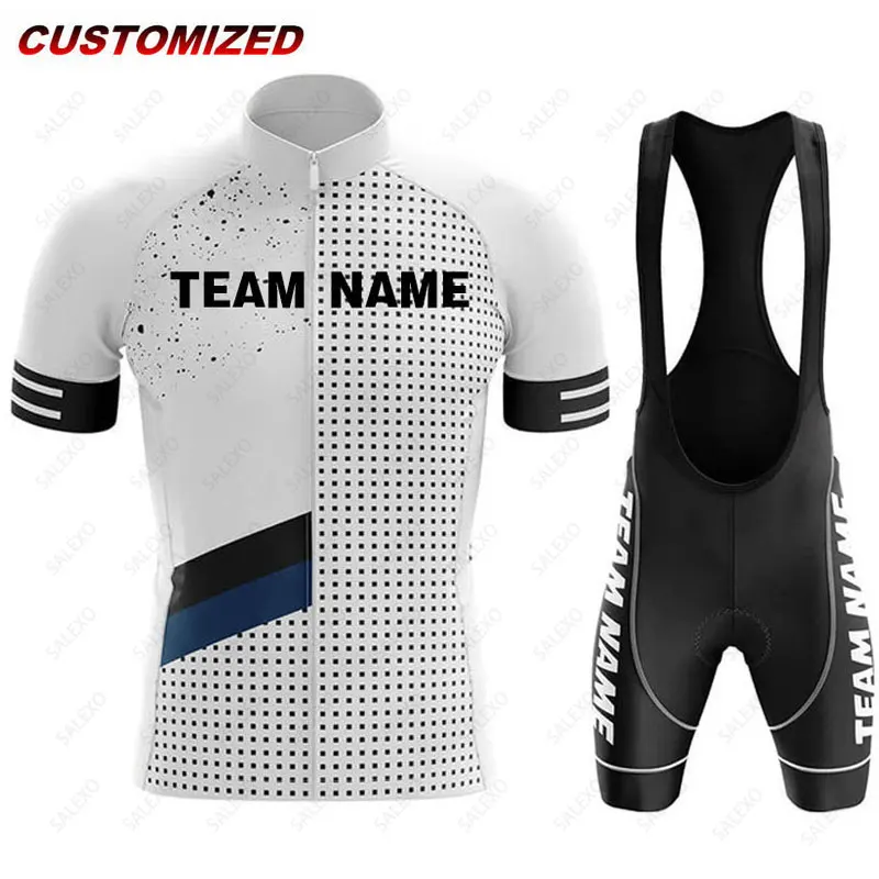 2024 Custom Team Name Bike Uniform Men Summer Cycling Jersey Set Short ...