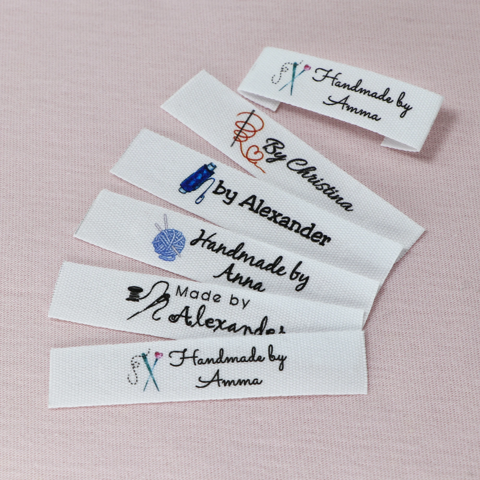 Custom-Sewing-labels-Brand-labels-Custom-Clothing-Tags-Cotton-Ribbon ...