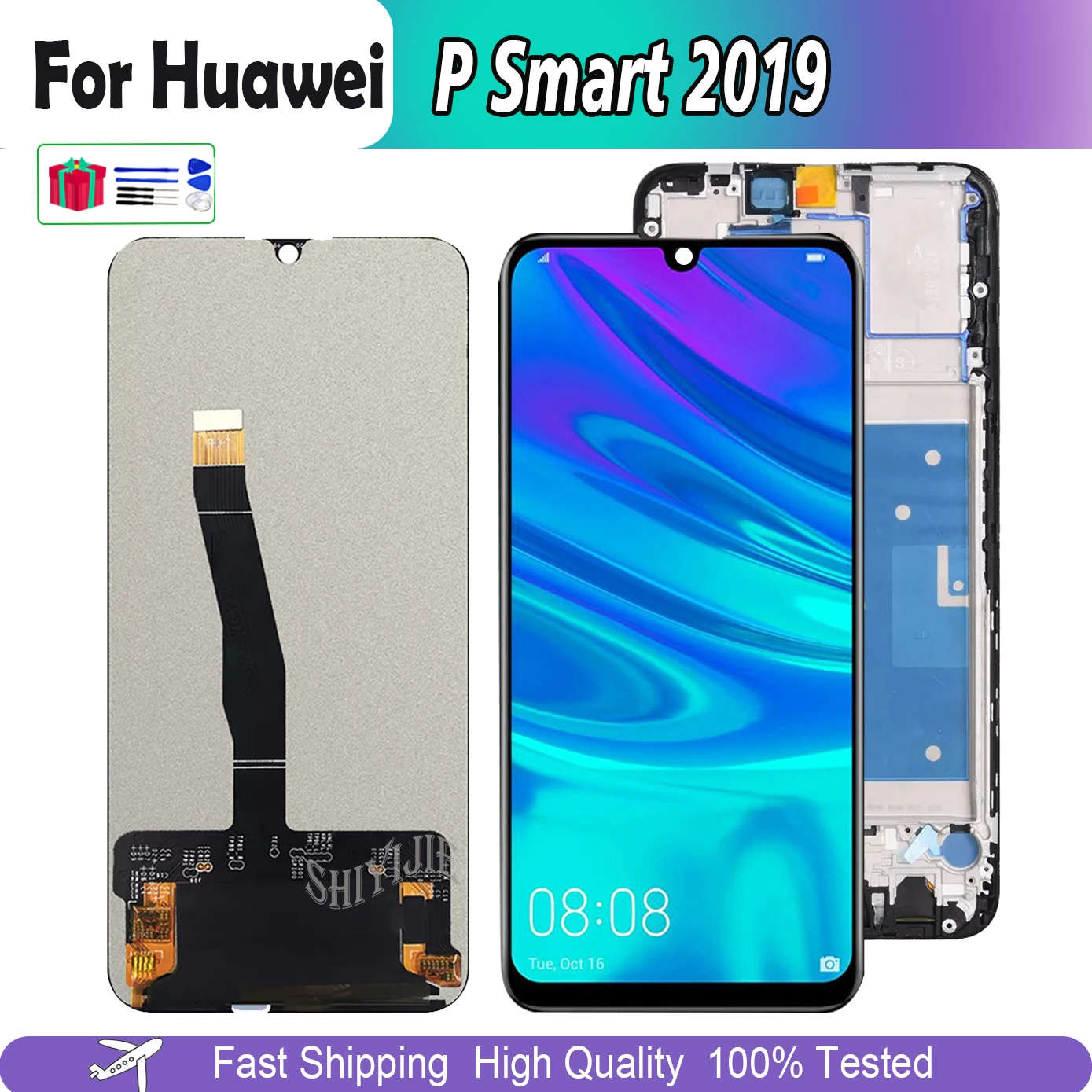 LCD For Huawei P Smart 2019 Display Touch Screen Digitizer Assembly For ...