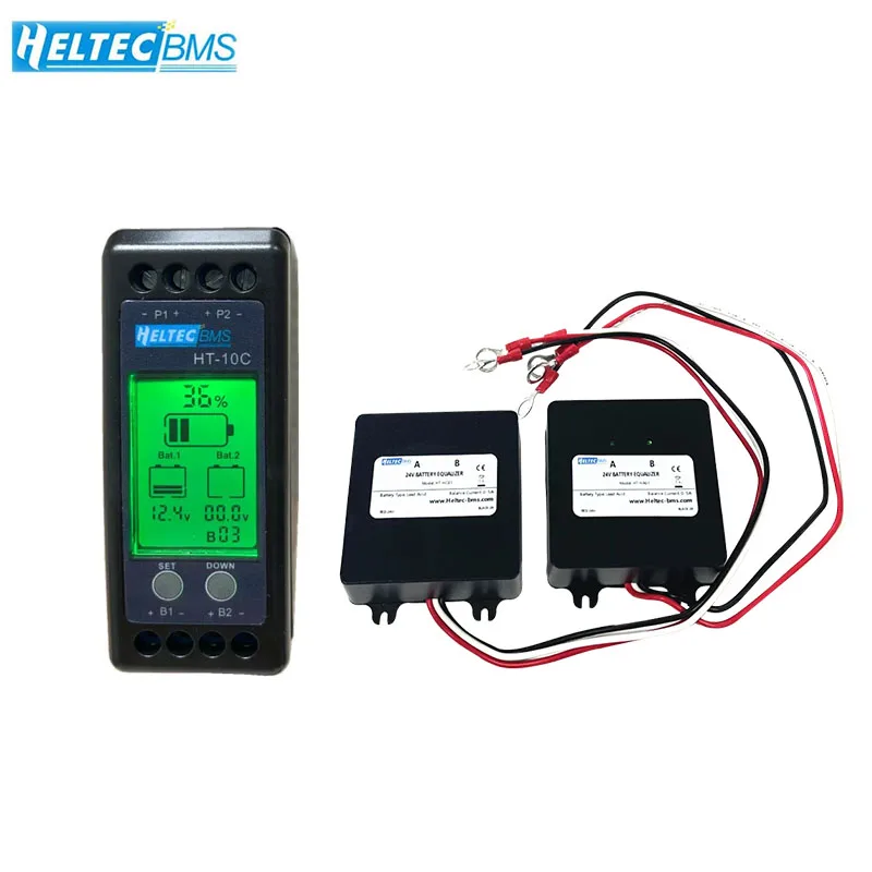 Heltec-Battery-Equalizer-for-Two-12V-Gel-Flood-AGM-Lead-Acid-Batteries ...