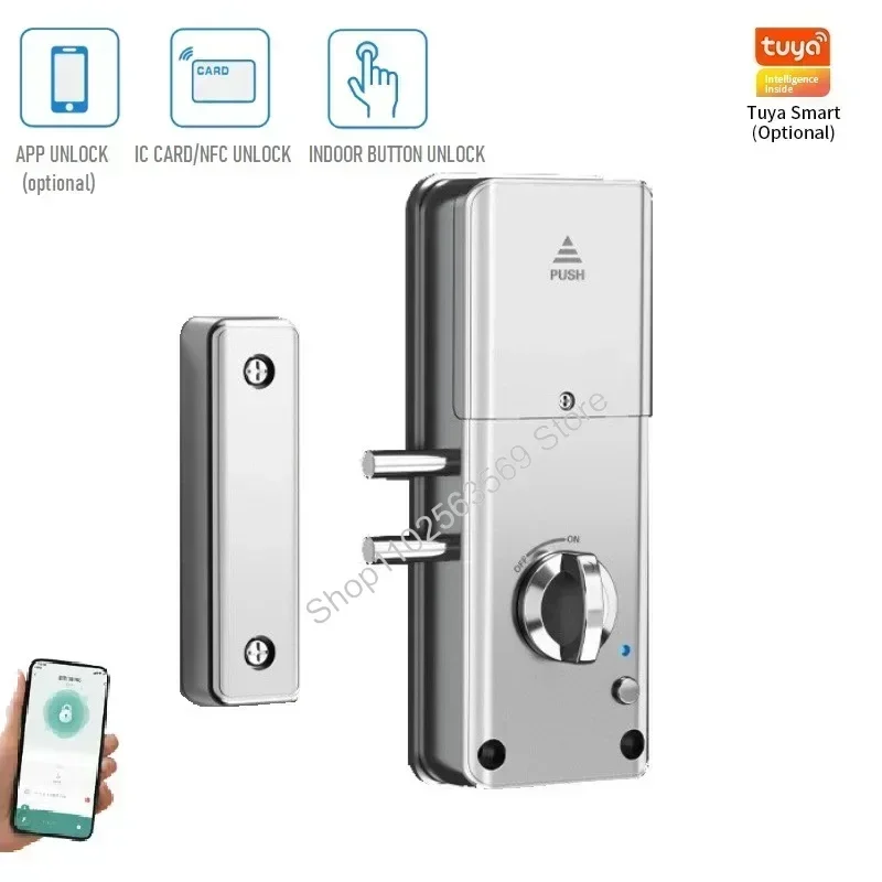 Tuya-Smart-Lock-Keyless-Invisible-Door-Lock-APP-IC-Card-NFC-Unlock ...