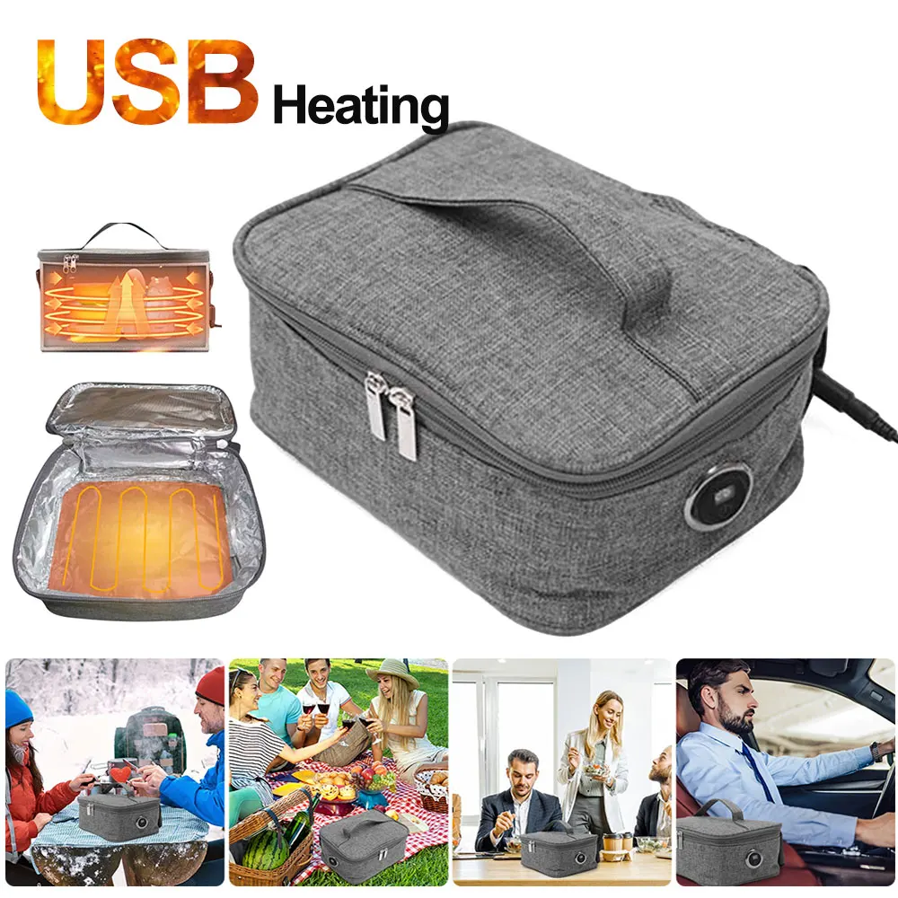 USB-Heating-Lunch-Box-Portable-Waterproof-Food-Thermos-Kitchen ...