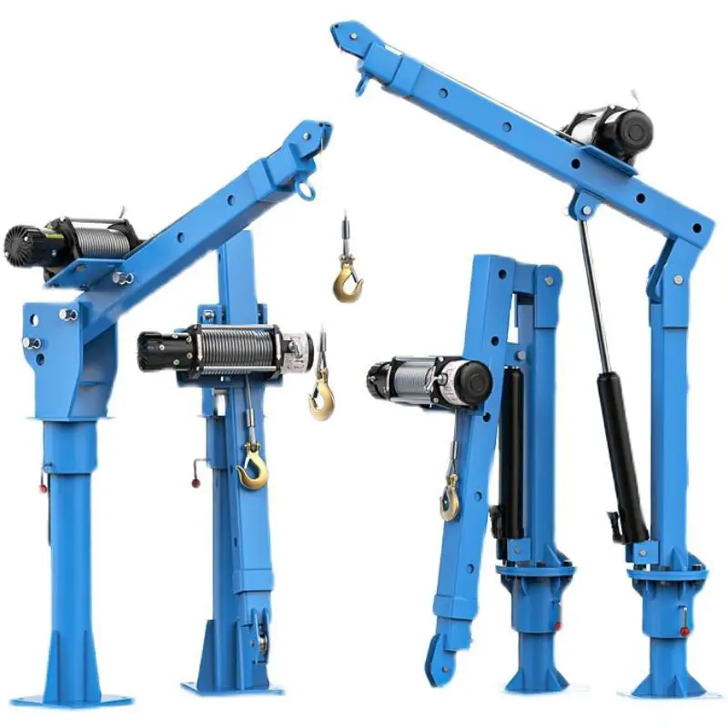 Vehicle-mounted-crane-12v-small-crane-household-small-lifting-hoist-1-ton-truck-mounted-crane ...