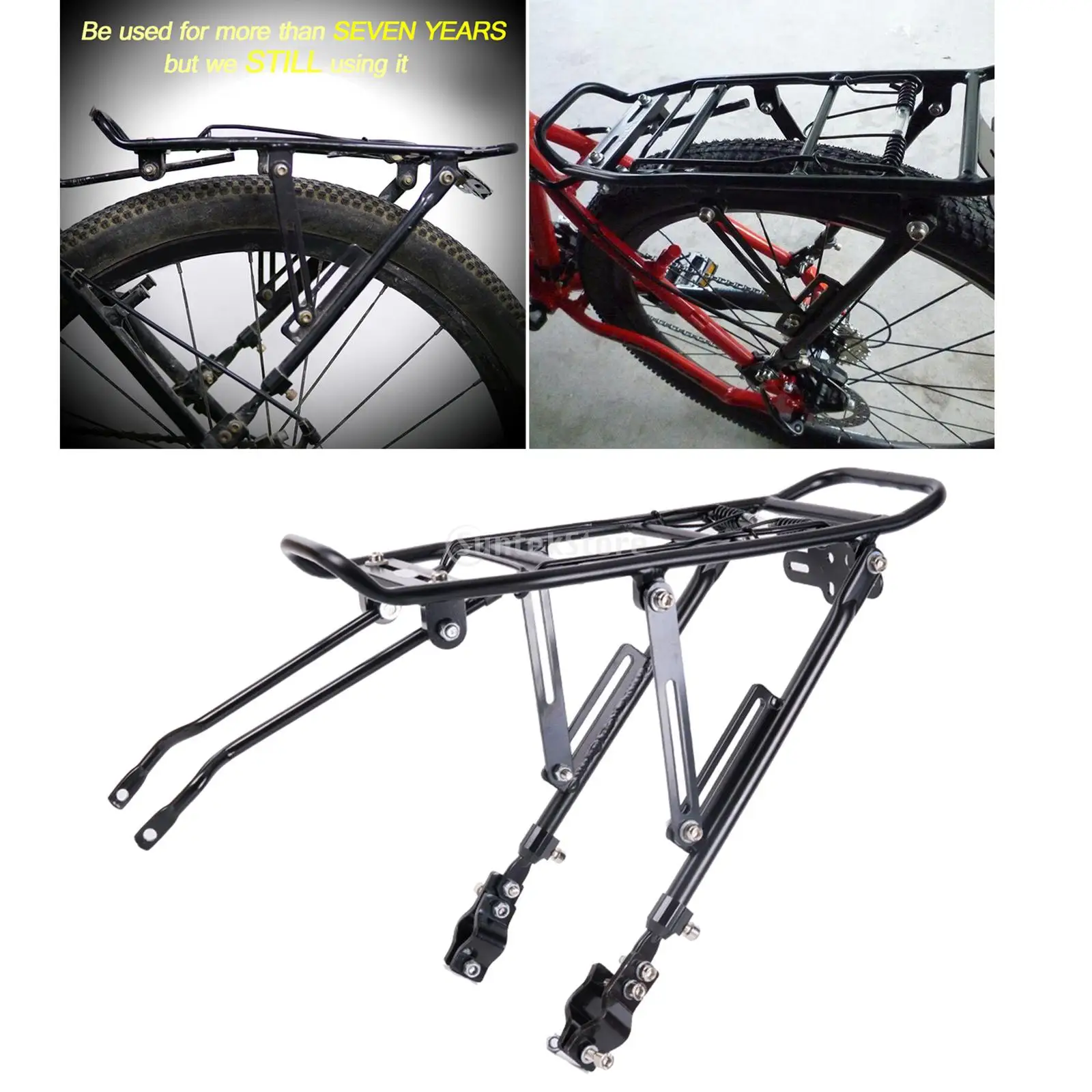 Bicycle-Luggage-Carrier-Cargo-Rear-Rack-Shelf-Cycling-Bag-Stand-Holder ...
