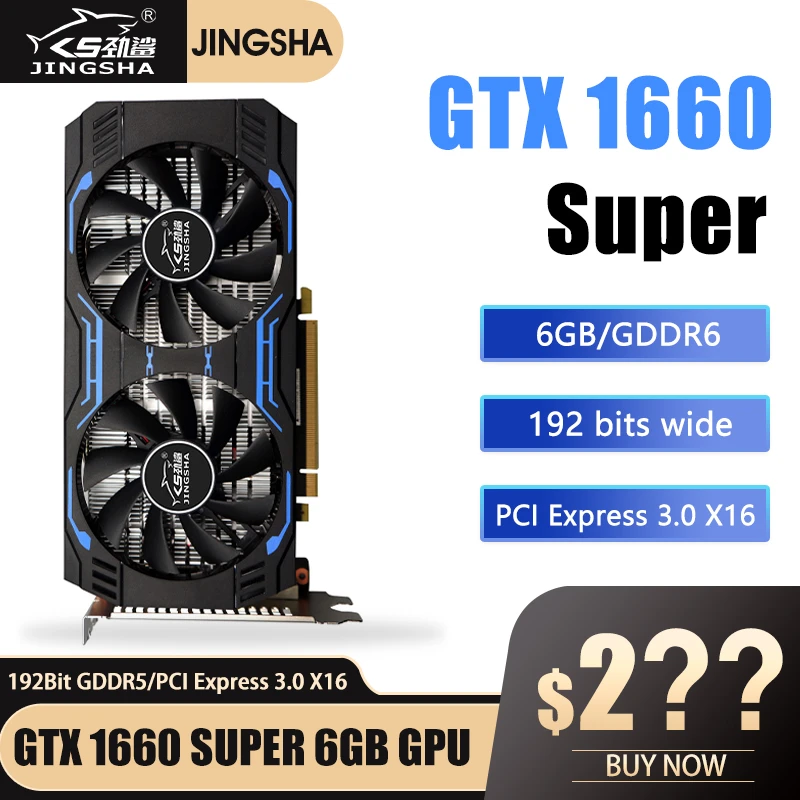 GTX 1660 Super 6GB Graphics Cards 192 Bit GDDR6