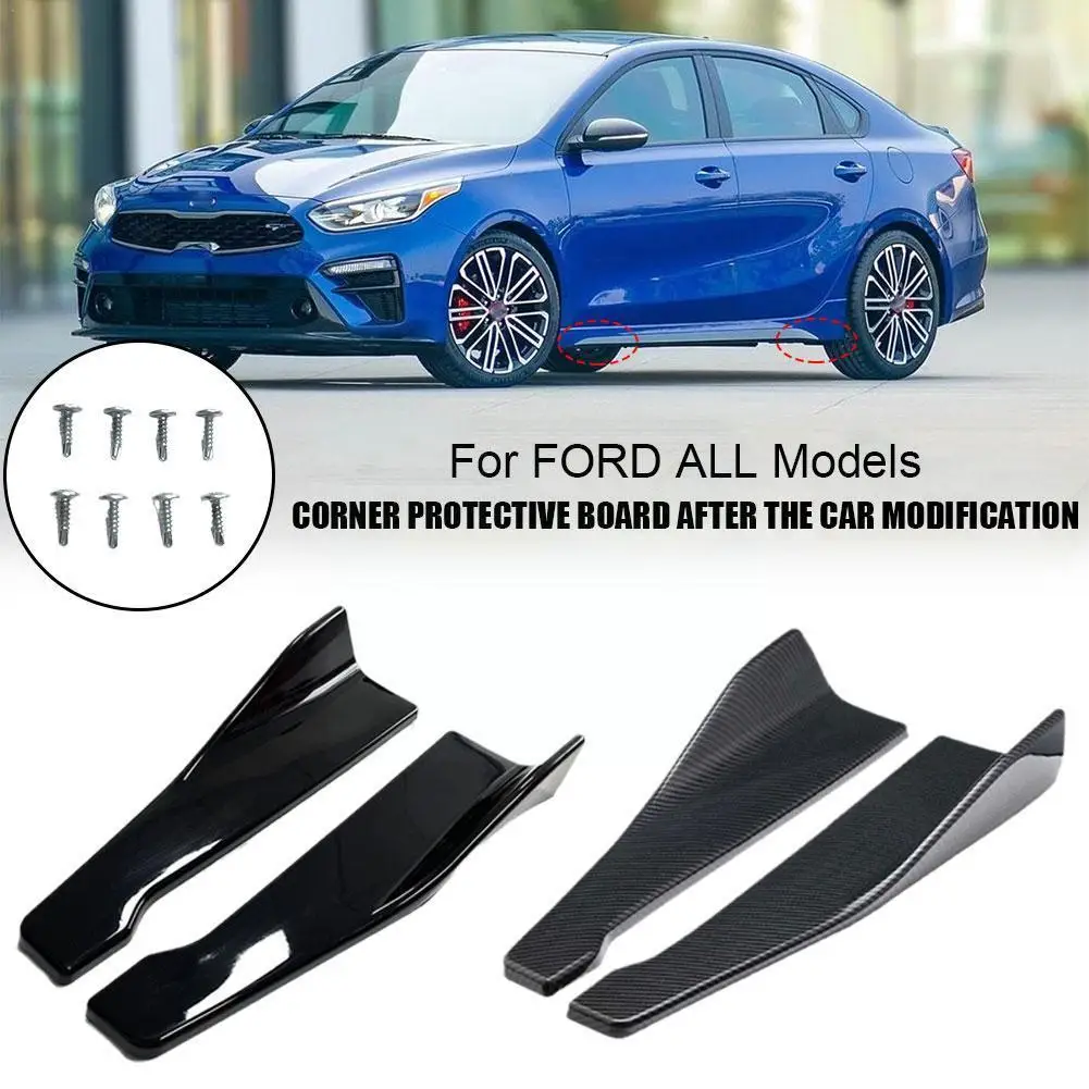 Universal-48CM-Length-Car-Side-Skirt-Bumper-Spoiler-Splitter-Protector ...