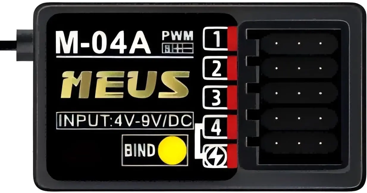 MEUS Racing 2.4GHz RC Receiver Long Range Control RX Compatible with RC ...