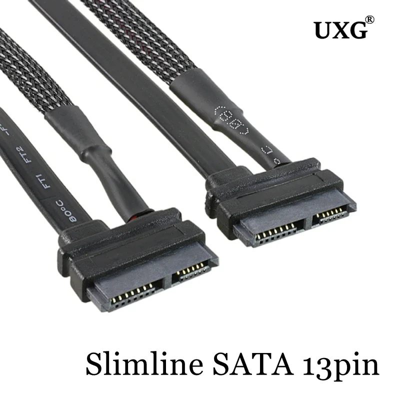 Slimline SATA 13pin Female to Slimline SATA 13pin 7+6 Female Extension ...