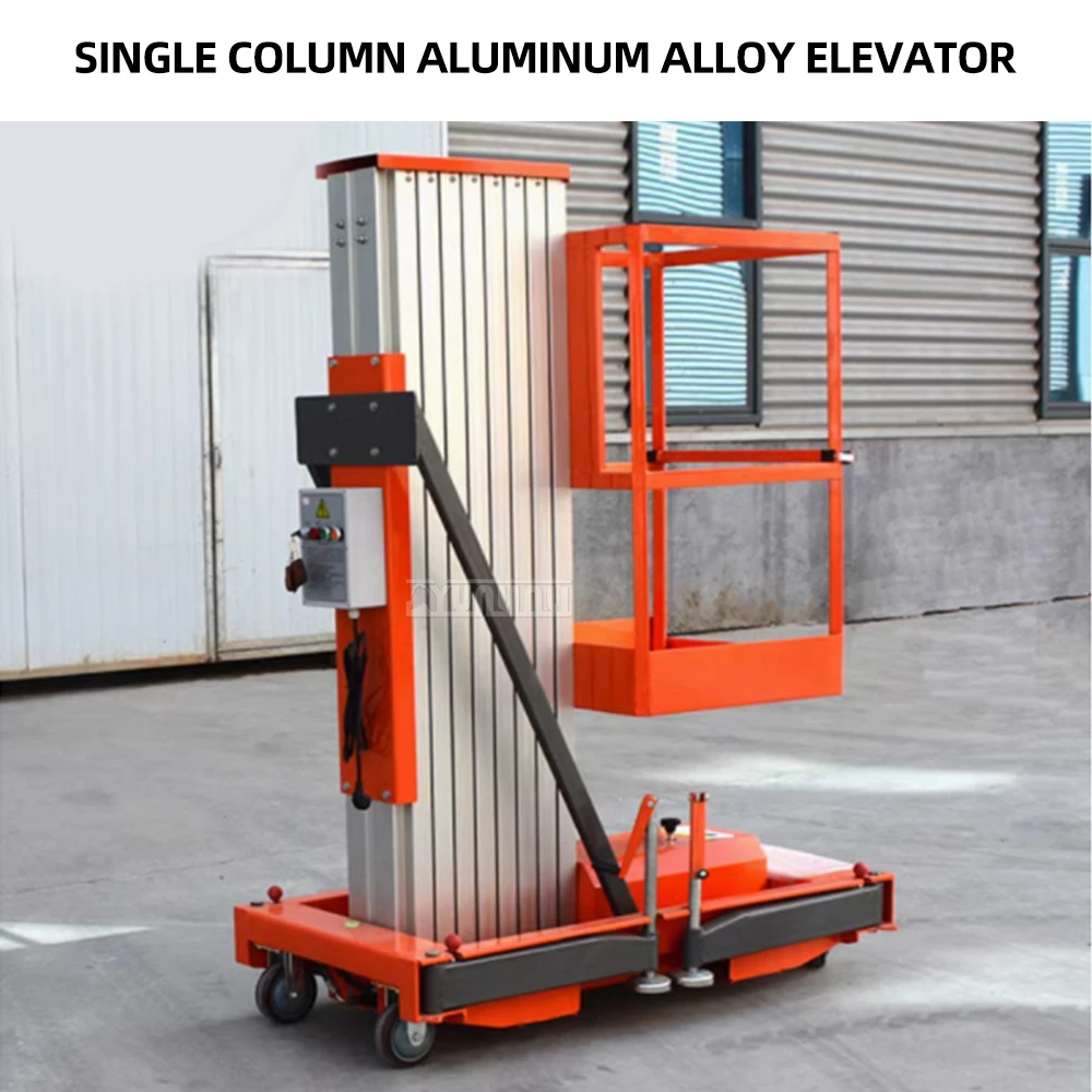 4M 150KG Einsäulen-Hebebühne aus Aluminiumlegierung, hydraulische ...