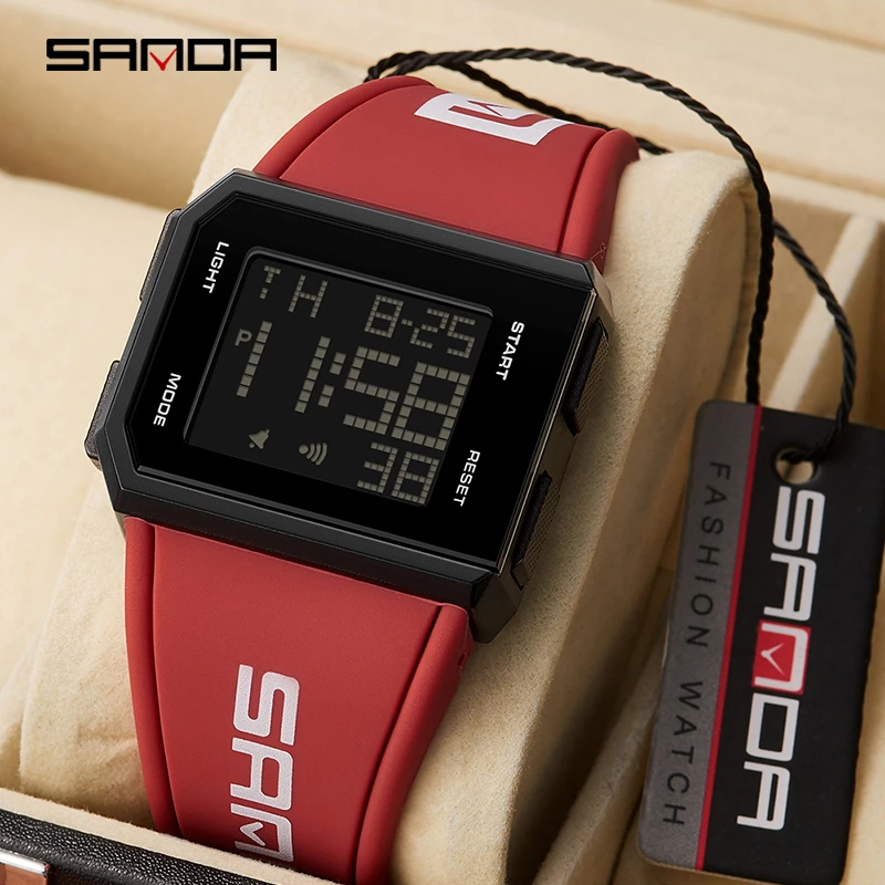 Sanda Electronic Sport Watch Men | Reloj Sanda Digital Wristwatches ...