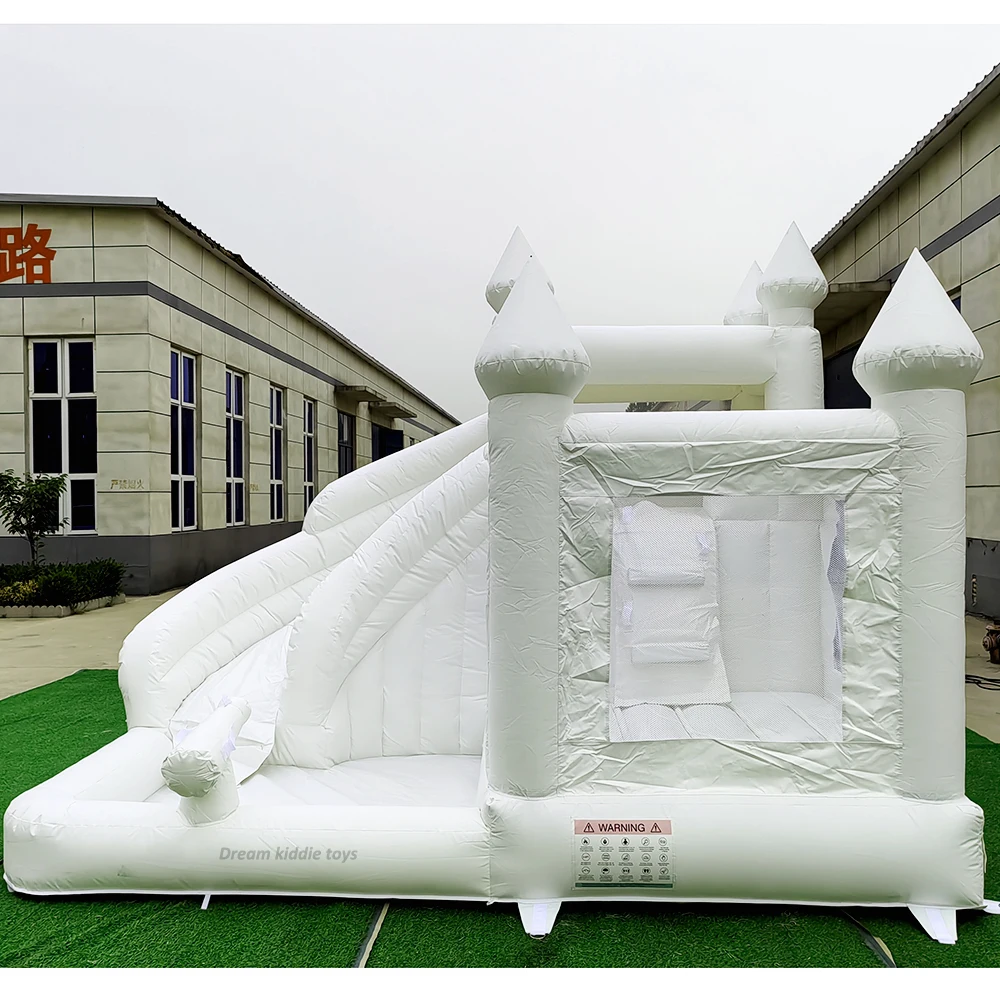 4x3m-commercial-white-bounce-house-pvc-inflatable-bouncer-bouncy-castle ...