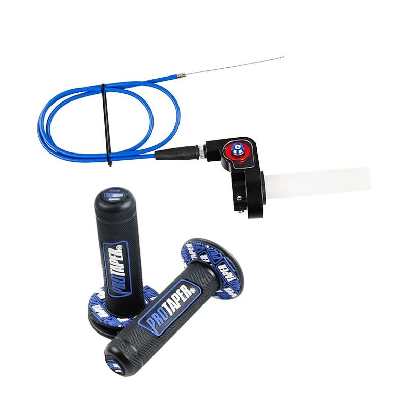 Racing Handle Hand Grips 1/4 Quick Twist Gas throttle Settle With 120CM ...