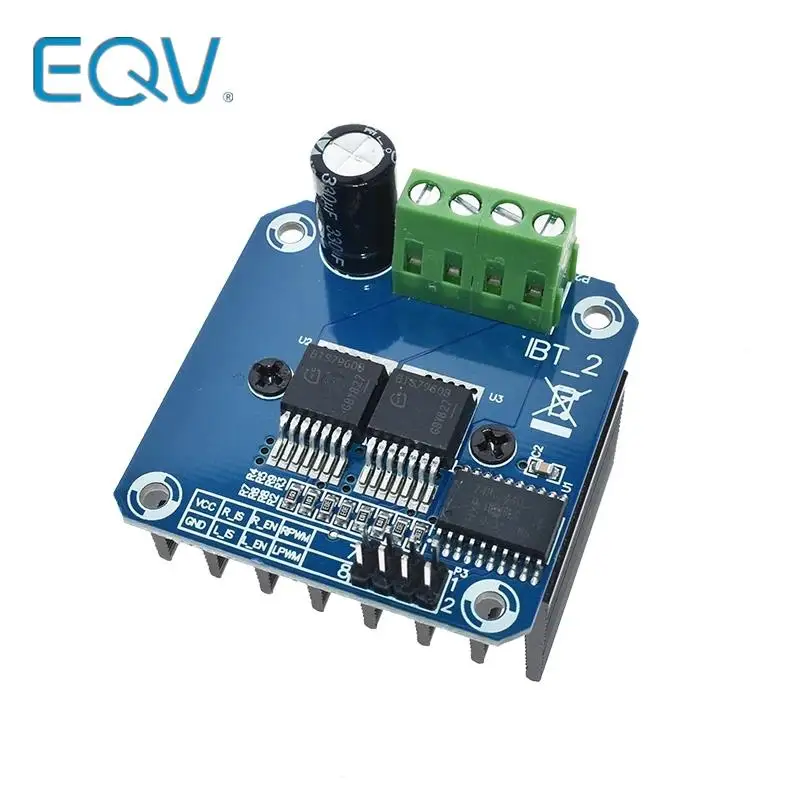 Double BTS7960 43A H-bridge High-power Motor Driver module/ diy smart ...