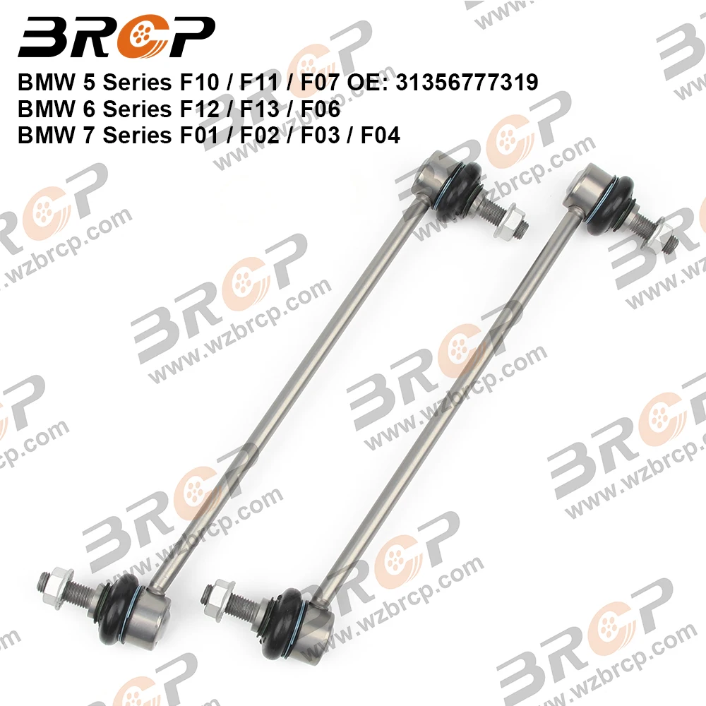 BRCP-Pair-Front-Axle-Sway-Bar-End-Stabilizer-Link-For-BMW-5-6-7-Series ...