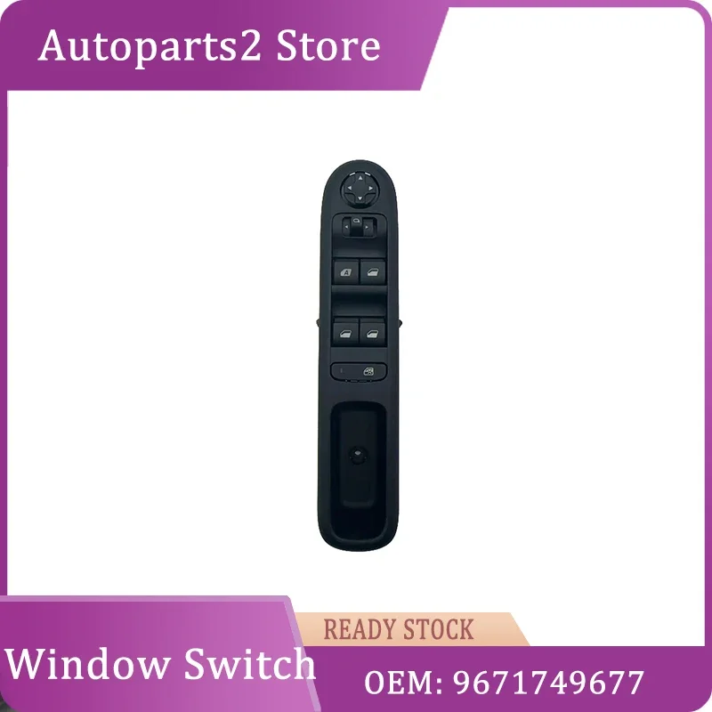 9671749677-98007436ZD-New-Power-Window-Master-Control-Switch-Electric ...