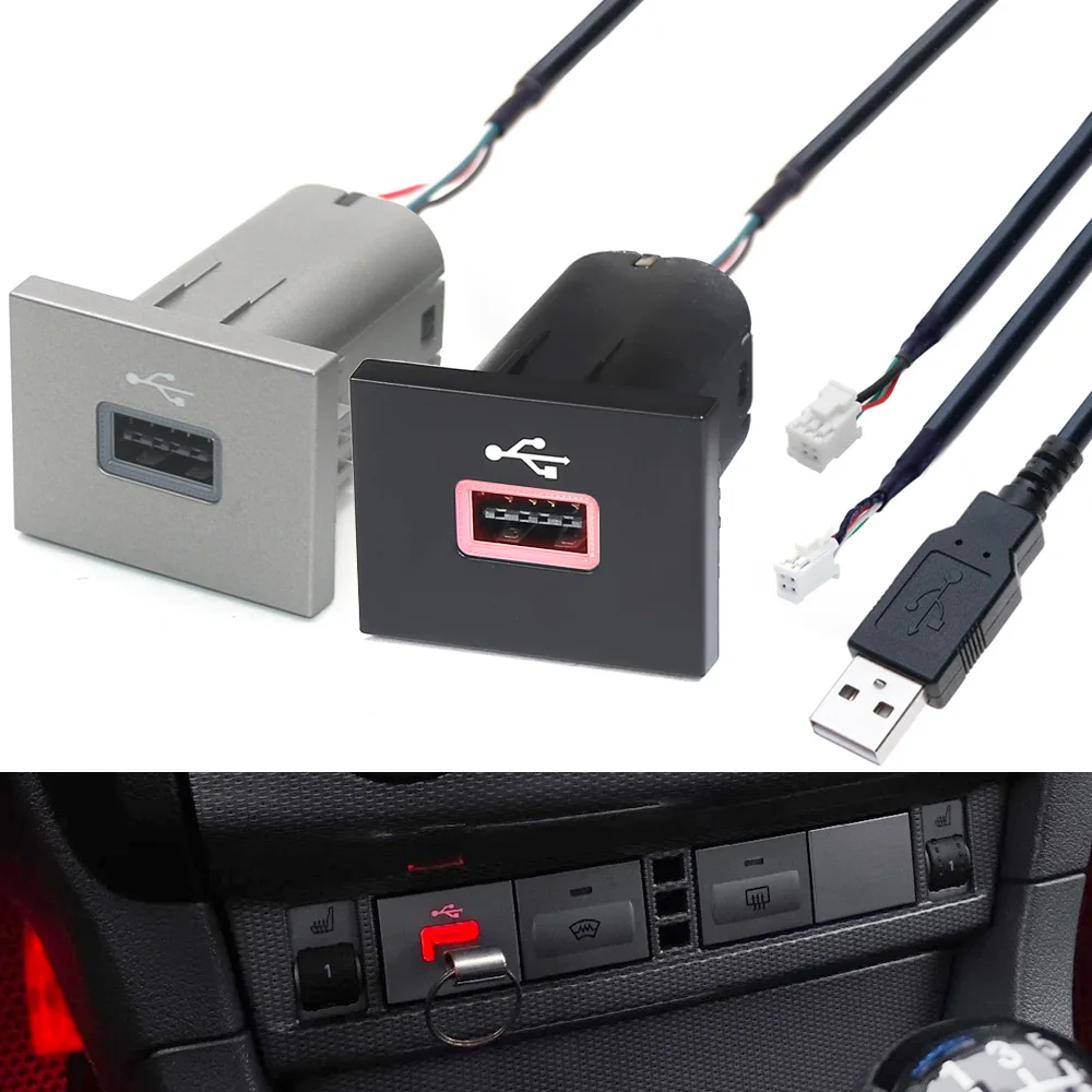Car-4-6-Pin-USB-Data-Charger-Cable-Adapter-for-Ford-Focus-MK2-CD-Radio ...