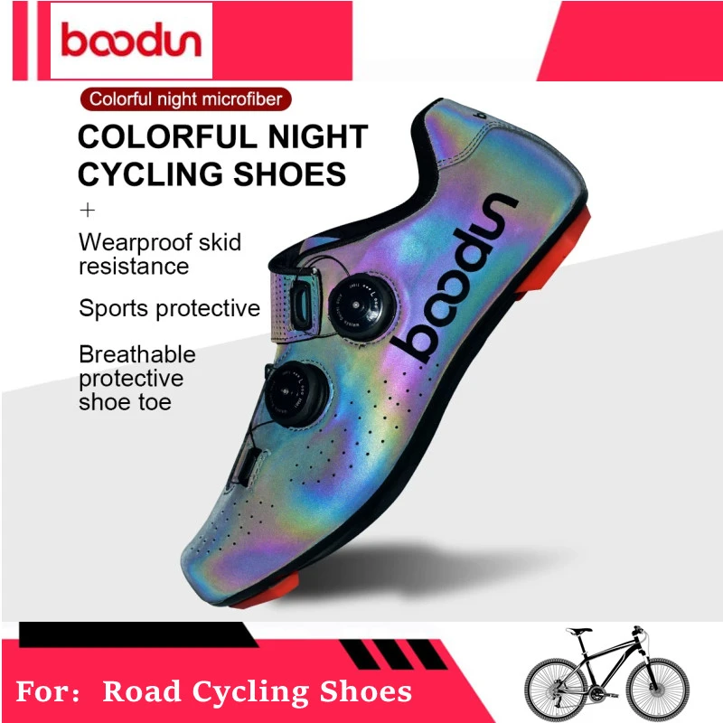 Boodun Road Cycling Shoes Men Professional bicycle Racing sneakers Outdoor sports Road bike self ...