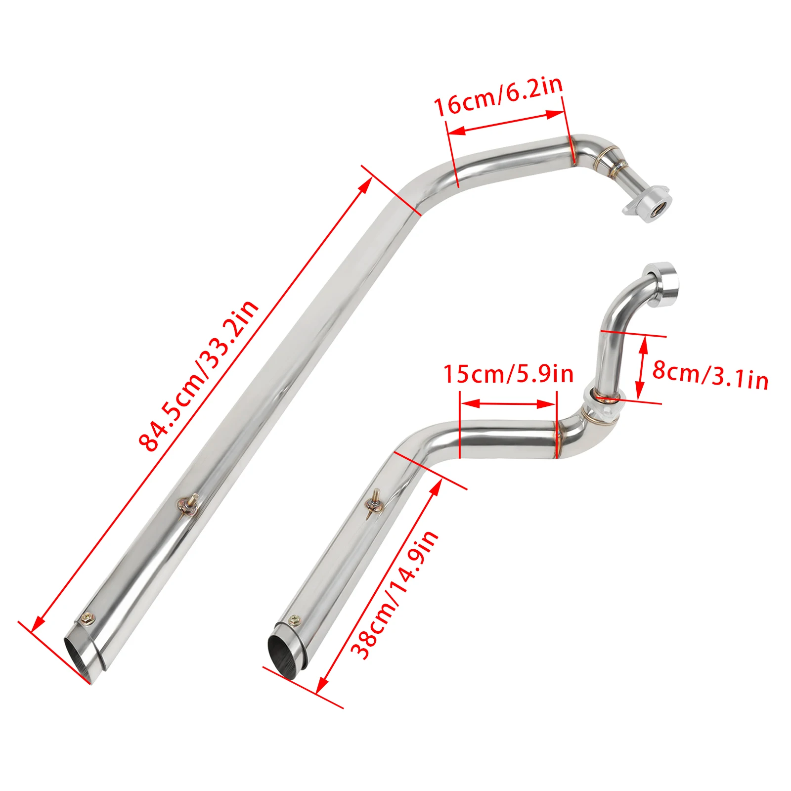 Exhaust Muffler For Yamaha Virago XV700 XV 750 XV 1100 /S All Years ...