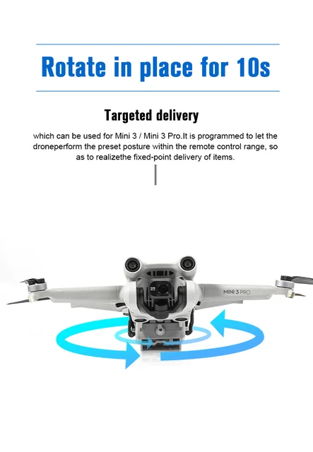 Mavic 4 Pro Drone For Fishing Bait Drop Mini 4 Pro Airdrop System Device With Landing Gear For ...