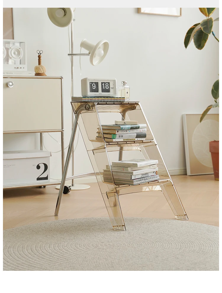 PC-Plastic-Clear-Acrylic-Crystal-Upper-Transparent-Stepladder-Step ...