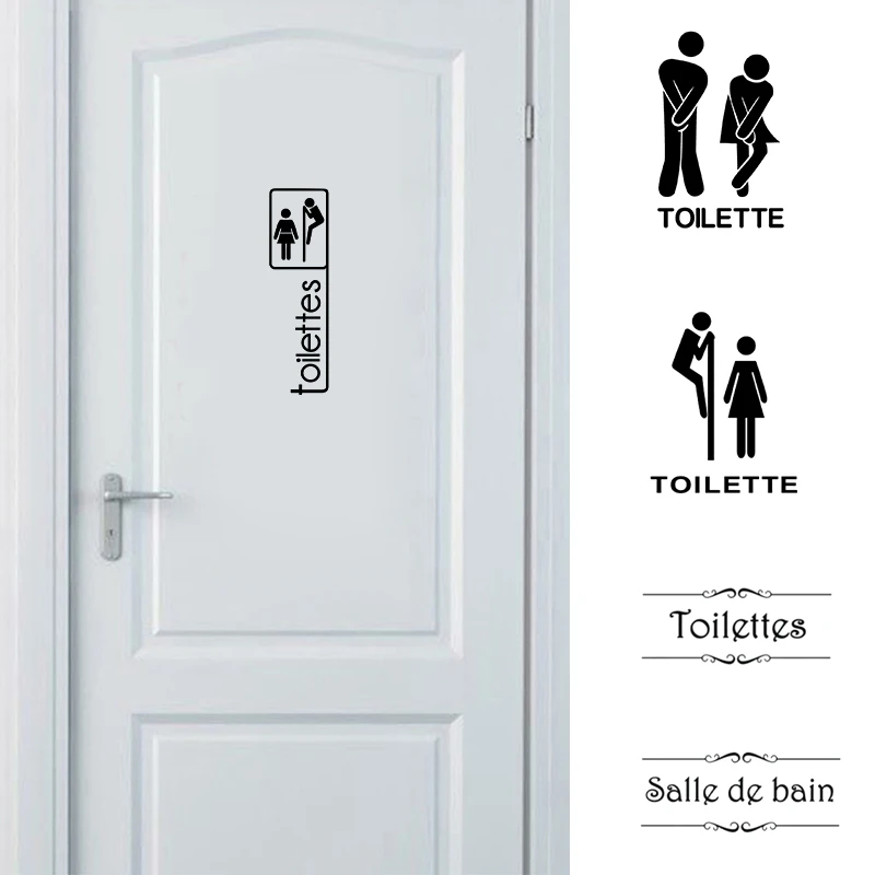 Funny-Voyeur-French-Toilettes-Vinyl-Decal-Stickers-French-Toilet-WC ...