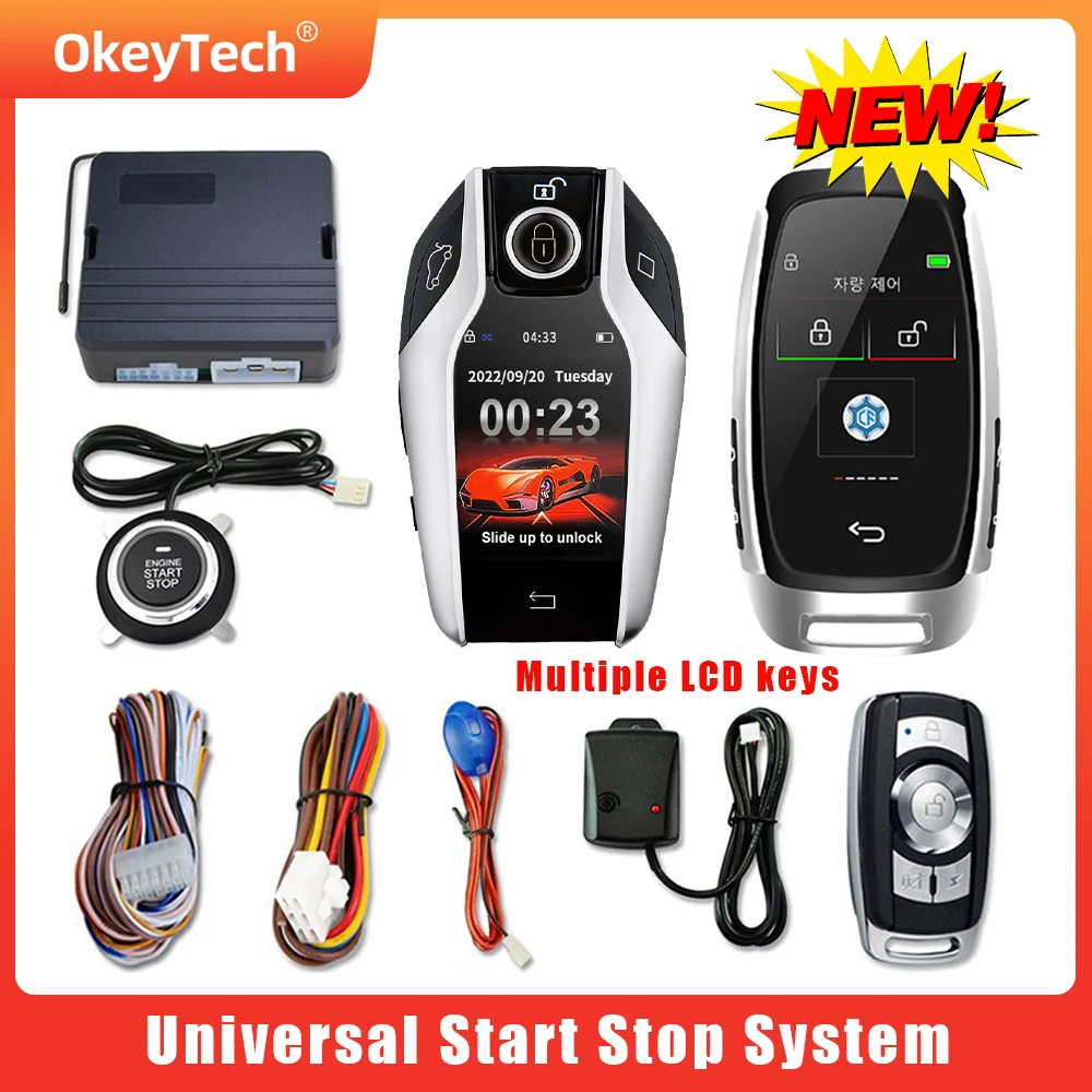 Universal-Auto-Start-Stop-Keyless-Entry-System-with-Smart-LCD-Keys ...