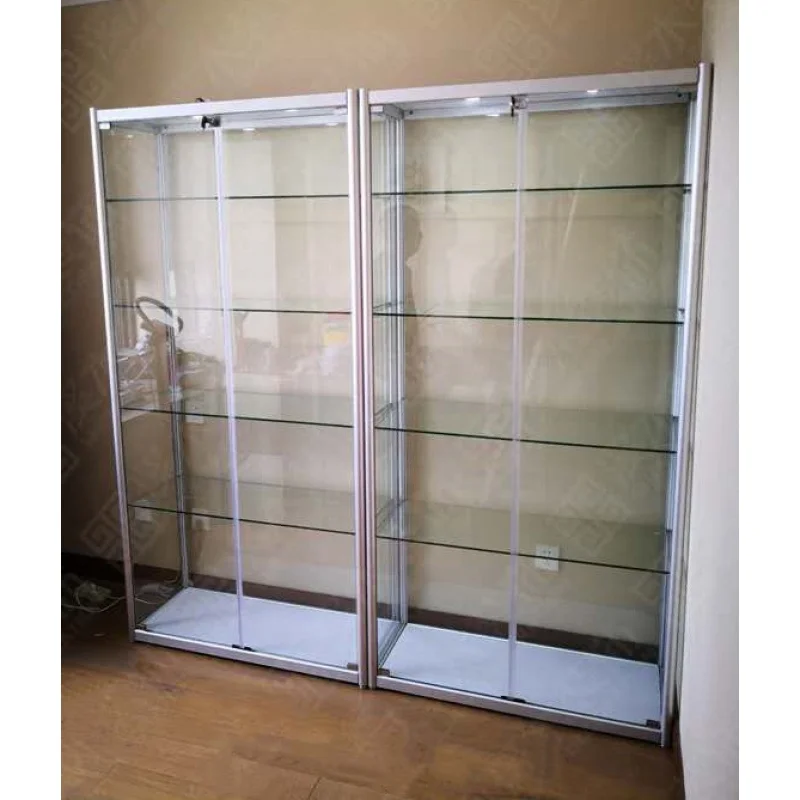 custom-Boutique-Retail-Store-Furniture-Glass-Display-Cabinet-with-LED ...