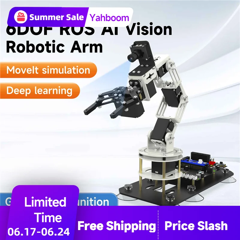 Yahboom-DOFBOT-SE-Robotic-Arm-AI-Vision-Robot-Virtual-Machine-Version ...