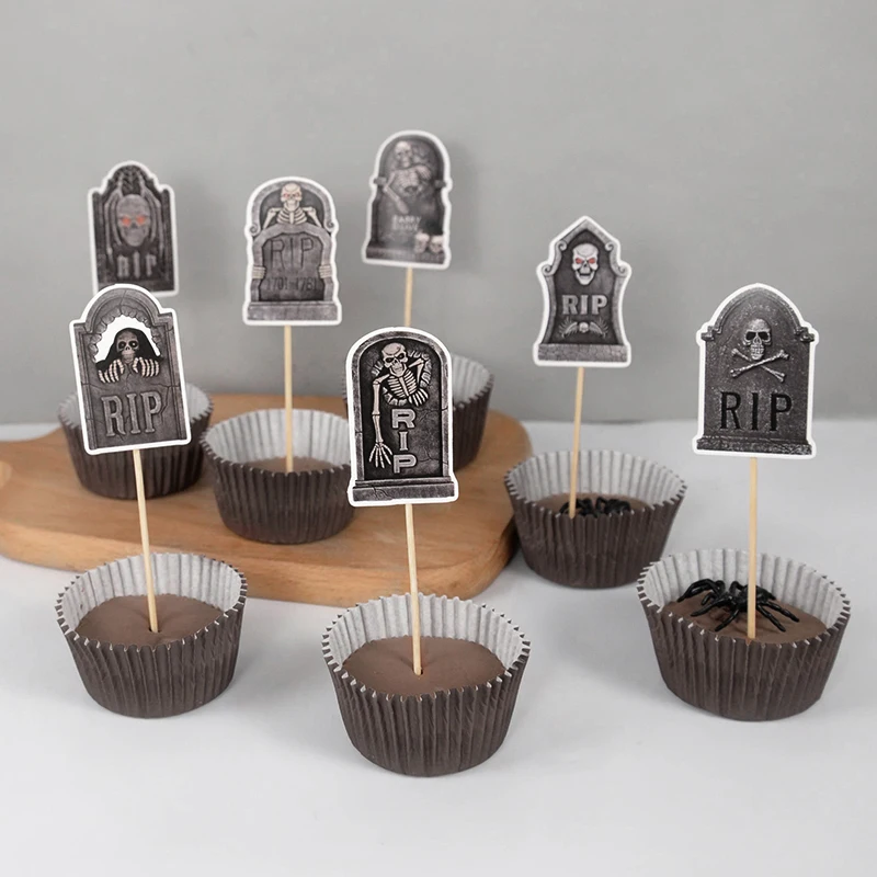 Tombstone Cupcake Picks