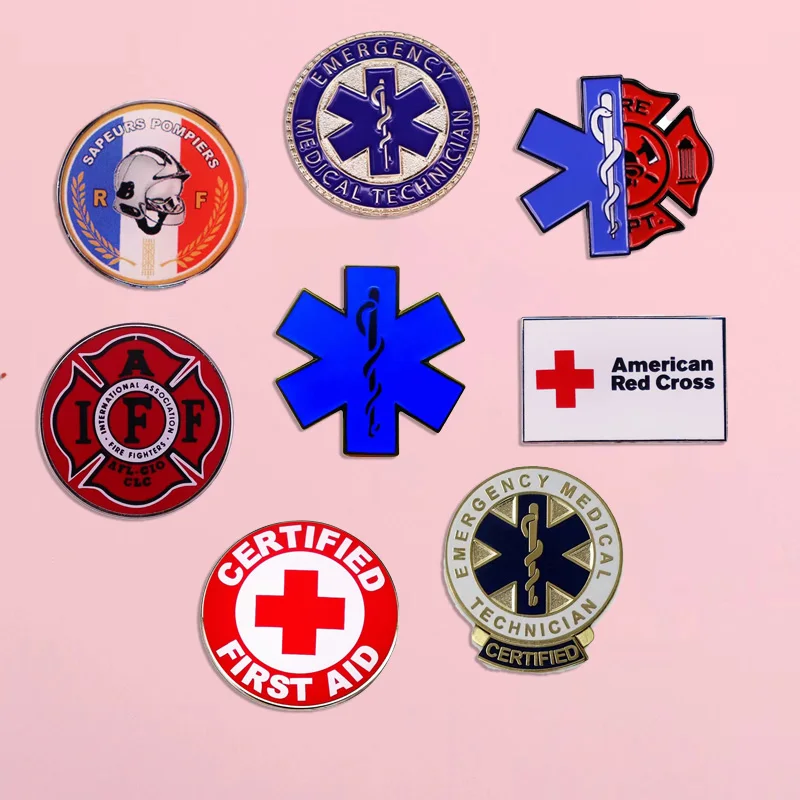 Pin-esmaltado-EMT-para-bombero-broche-con-logotipo-de-rescate-insignia ...