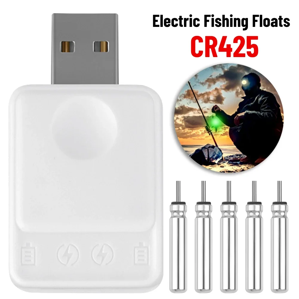 Electric-Fishing-Floats-CR425-Battery-Charger-Portable-LED-Fishing-Buoy ...