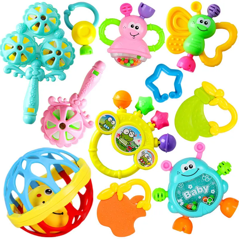 Baby-Rattles-Set-Infant-Grab-Shake-Rattle-Sensory-Teether-Developmen ...